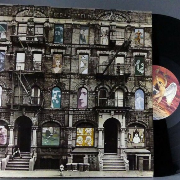 Swan Song Label | Media | Led Zeppelin Physical Graffiti Original 975 Swan Song Label Double ...
